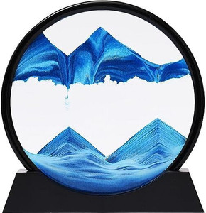 Buganda Moving Sand Art Picture Decor 3D Deep Sea Sandscape, Round ...