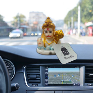 Homebia Small Hanuman Ji Idol for Car Dashboard Decorative Showpiece ...