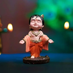 Shrey Shiv Collections Shri Prasadam Bal Gopal Krishna Idol Showpiece ...