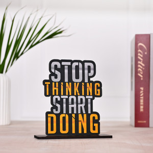 DecorTwist Positive Motivational Quote Table Decor for Office Desk Home ...