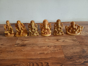 madamechoice Resin Lord Ganesha Set Of Different Roop Decorative ...