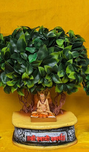 SICO Resin - Shri Swami Samarth Murti with Tree (Led Focus Light ...