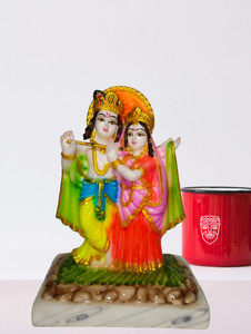 HUBZONES Marble Dust Love Couple Radha Krishna | God Idol, Murti ...