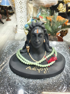 Uphaar Adiyogi Shiv Bholenath Statue with Glowing Radium Mala Shiv ji ...