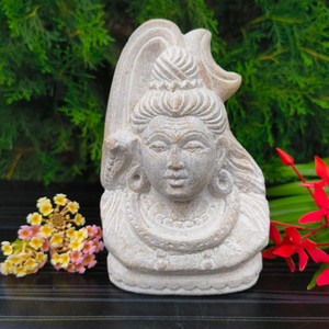 Rural Bird Shiva Statue Stone Carving Handicraft, Hand-Carved Natural ...