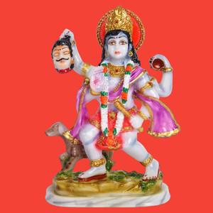 HUBZONES Marble Look Lord Hindu God Kal Bhairav / Kaal Batuk Bhairava ...