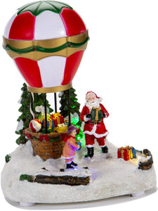 BNF Lighted Christmas Decoration Music Playing LED Light up Resin ...