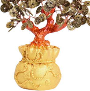BNF Lucky Tree Money Tree Wealth Fortune Cabinet Fortune Trees Copper ...
