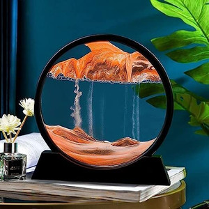 Prime Posh Moving Sand Art Picture Glass Liquid Painting 3D Natural ...