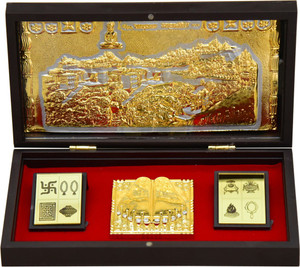 Empire Gift 24K Gold Plated Shree Satrunjay Jain Mahatirth Darshan ...