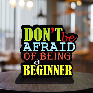 CLAWCRAFTS Motivational Quotes Table Decoration Showpiece for Office ...