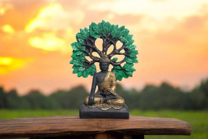 Mishtukocrafts Tree Buddha Statue showpiece Idol Home Decor Items for ...