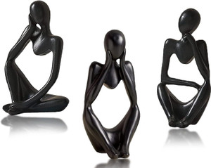 METIER Showpiece Set Three Modern Art Thinker Premium showpiece for ...