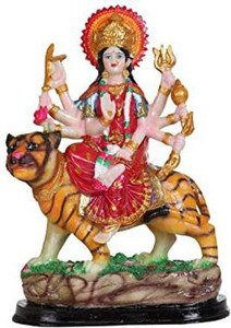 AHE Maa Durga Idol on Lion for Pooja room, Temple, Home Decor, Office ...