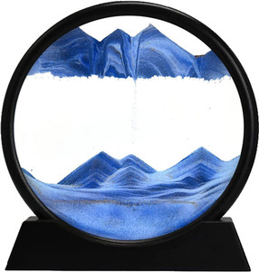 COLORSOFLIFE 3D Deep Sea Sandscape in Motion Display Flowing Sand Frame ...