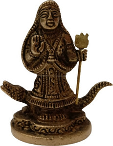 BRASS BLESSING HINDU Goddess KHODIYAR MA Statue Figurine | BRASS ...