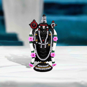 Utkarsh Lord Tirupati Balaji/venkateswara/vyankatesh Black Flower Mala ...