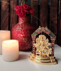 DARIDRA BHANJAN Goddess Maa Durga Devi idol statue Sherawali Mata rani ...