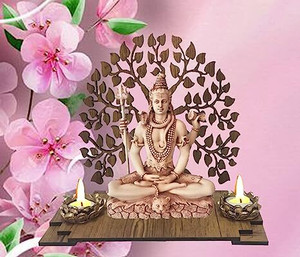 SN Handicrafts Polyresin Shiv ji Murti Lord Shiva Statue for Pooja Room ...