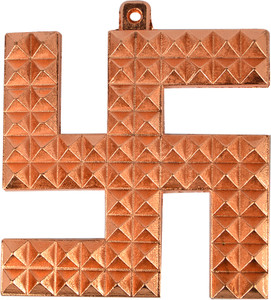 REIKI CRYSTAL PRODUCTS Swastik Copper Swastik Wall Hanging Swastik Door ...