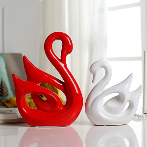 MARINER'S CREATION Premium Modern Art Swan Set Crafts Elegant Beauty ...