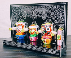 krishna handicraft Lord jagannath Blabhadra Devi Subhadra murti puri ...