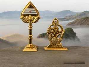 ASTRAMART PACK OF 2 PALANI MURUGAN METAL VEL FOR CAR DASHBOARD ...