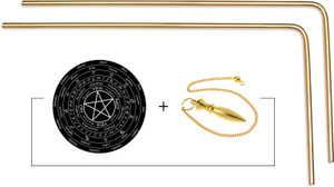 vastu-vigyan Brass Dowsing Rod Pair For Vastu, Checking/ Scanning Aura ...