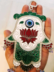 Vastu Shubharambh White Hand/ Hamsa Evil Eye Hanging Vastu/Feng Shui ...