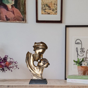 Miss Peach Handcrafted "Embrace of Love: Mother and Son Sculpture" For ...