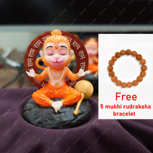 Rudjap Bal Hanuman Ji Idol for Car Dashboard Premium Mini Murtees ...