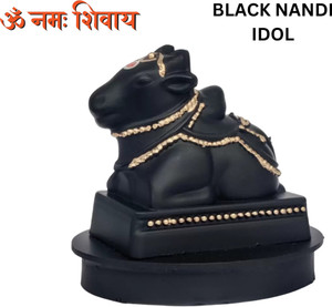DARIDRA BHANJAN Black Resin nandi lord nandi maharaj shiv Vahan, Nandi ...