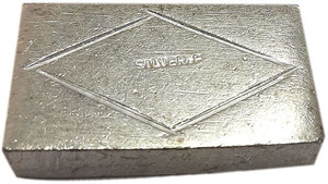 Kashvi Luck Pure Chandi/Silver Brick 55 Gram Decorative Showpiece - 1 ...