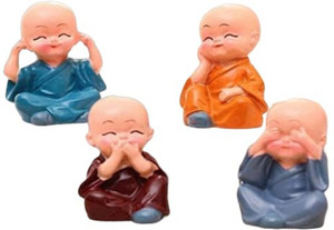 Monstoy Baby Buddha Monk See No Evil, Hear No evil, Speak No Evil ...