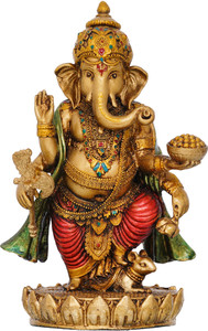 THOLIYA ARTS 7.5 Inch Ganesha Murti Ganpati Bappa Statue Ganesh Ji ...