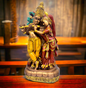 DIYAAN ENT Radha Krishan Statue Murti idol For Home office shop Temple ...
