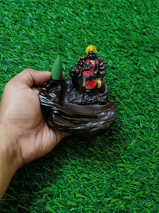 Venusco Beautiful Brown Durga ji Smoke Fountain with Dhoop Stick of 10 ...