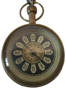 BRASS BLESSING POCKET WATCH with Chain - Quartz Movement(384 ...