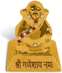 Stylewell Shree Lord Metal Double Side Ganesha (Size 5 Cm) Statues ...
