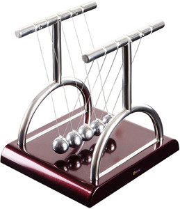 Dherik Tradworld Newton Cradle Pendulum, Metal Perpetual Motion Toy ...