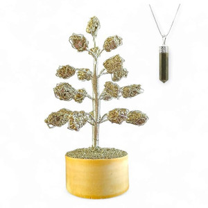 MAHAKAL Agate Pyrite Money Magnet Tree Wealth & Healing Crystal ...