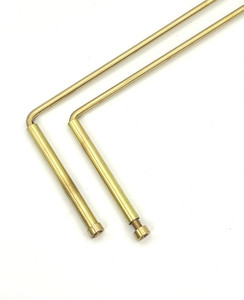 Plus Value Brass Dowsing L Rods for Water, Ghost, Vastu Energy ...