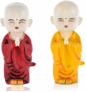 maviss fashion Namaste Lord Buddha Monk Statue Idol Decorative ...