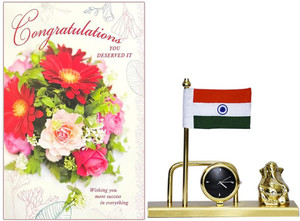 Saugat Traders Congratulations Gift for Men, Women - Indian Flag with ...