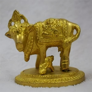 sindinga9 Brass komatha Cow with Calf Statue (Small)- Komatha Brass ...