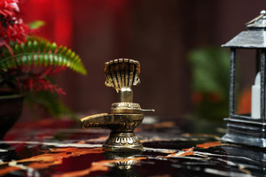 Metal Head Divine Shivling for Home Decor and Pooja ghar, Office Desk ...
