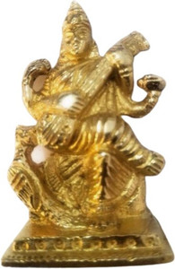 Gopal G Traders Saraswati Brass Idol Decorative Showpiece - 8 cm Price ...