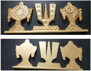 PujaSamadhaan Shankh Chakra Namah of Lord Vishnu Tirupati Balaji Tilak ...