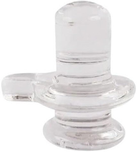 innerglowdecor Transparent Crystal Shivling for Puja | Sphatik Shivling ...