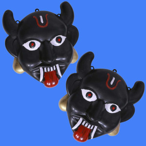 FlyTouch 2 Mahakal Face Mask Nazarbattu Najarbattu - Wall Hanging Nazar ...